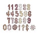 Double Doodle PNG Alphabet Bundle | 2 Full Alphabets Maroon Vegas ...