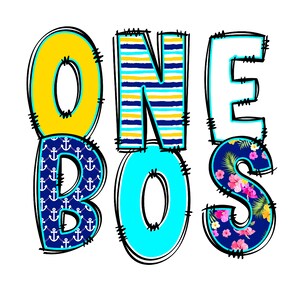 Boho Tropical Alphabet Bundle PNG, Sublimation Beach Nautical Floral ...