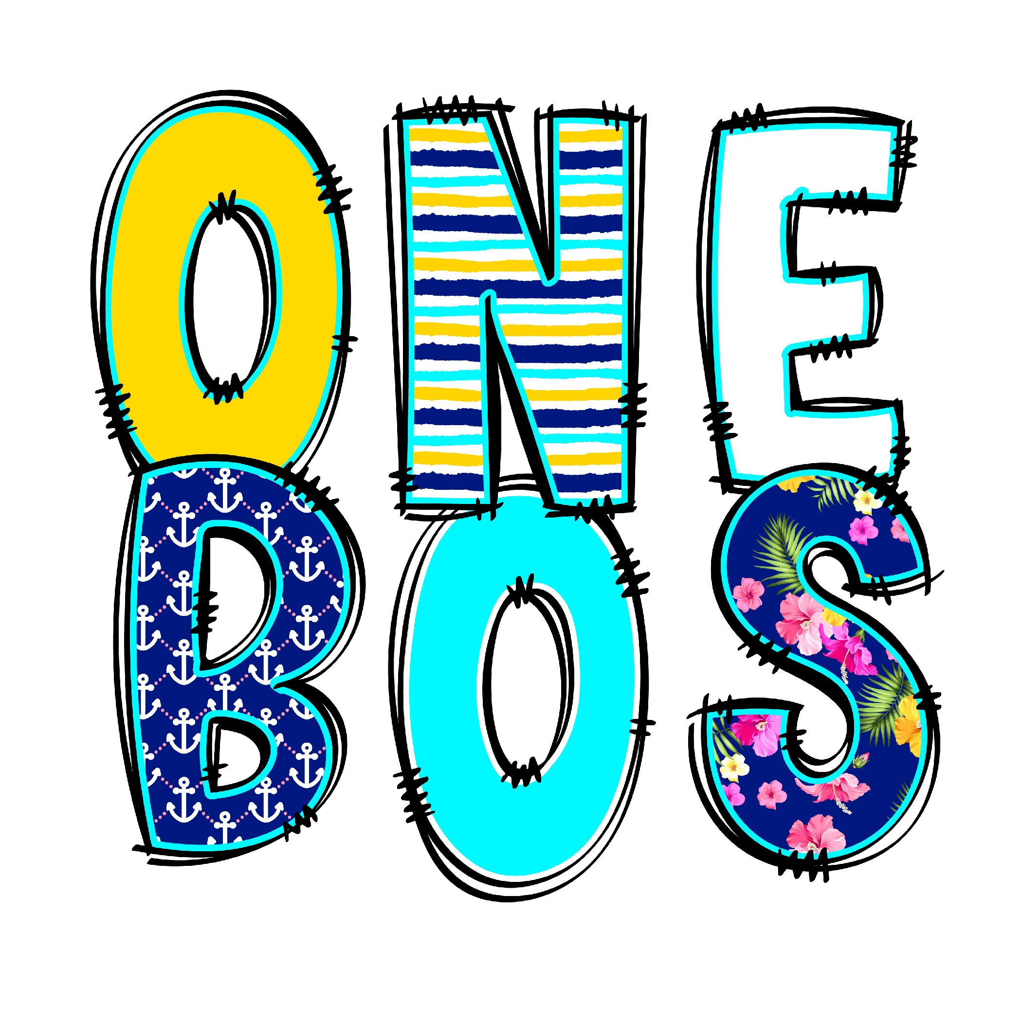 Boho Tropical Alphabet Bundle PNG Sublimation Beach Nautical - Etsy