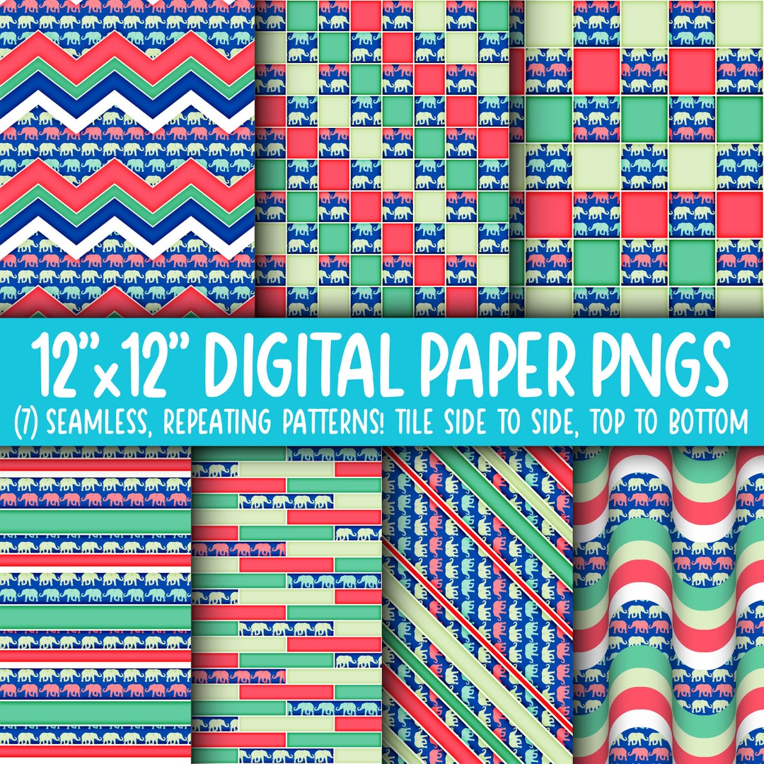 Wallpaper Background - Digital Paper | Seamless | Chevron, Brick ...