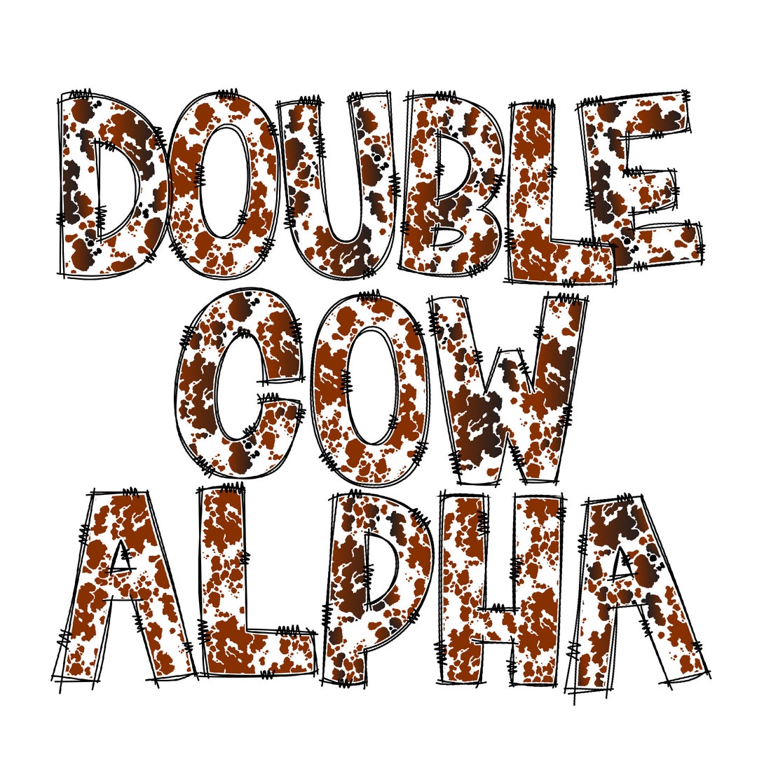 Digital Download | Doodle Black and White Cow Print Pattern Fill | PNG ...