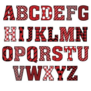 Digital Download | Chunky Red Black White Pattern Fill | PNG Clipart ...