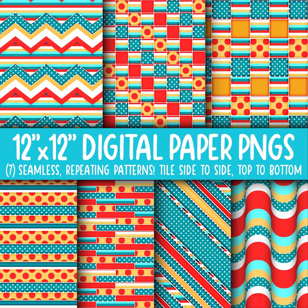 Wallpaper Background - Digital Paper | Seamless | Polka Dots, Mini Dots ...