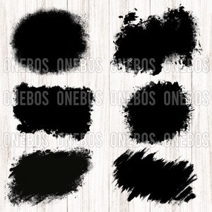 Background Patch PNG Bundle, Canva Frames and SVG, Pdf, Eps Distressed ...