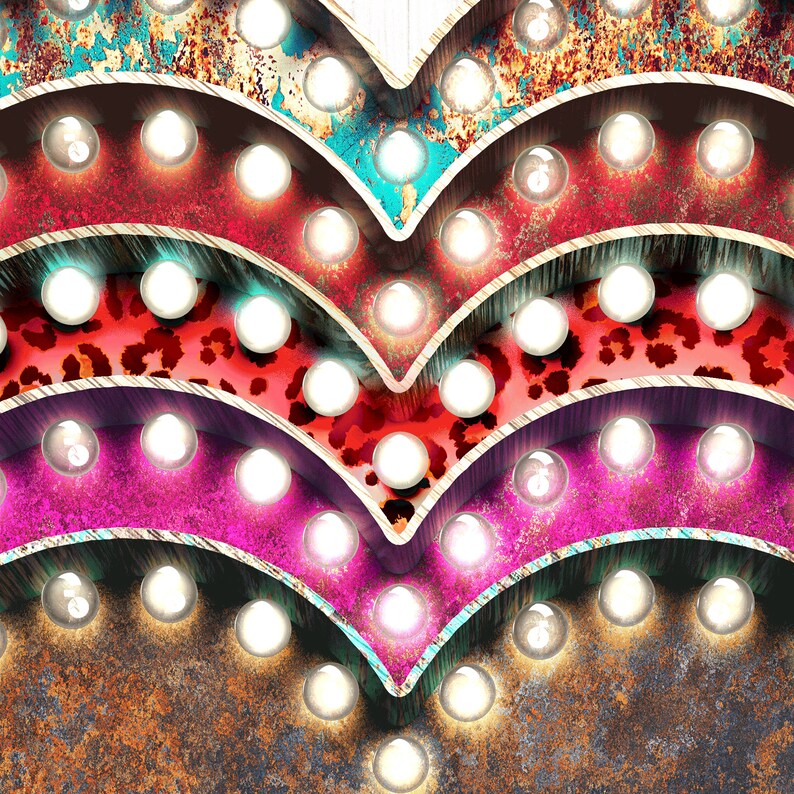 Hearts Clipart Marquee Light up Heart Graphics for Designs - Etsy
