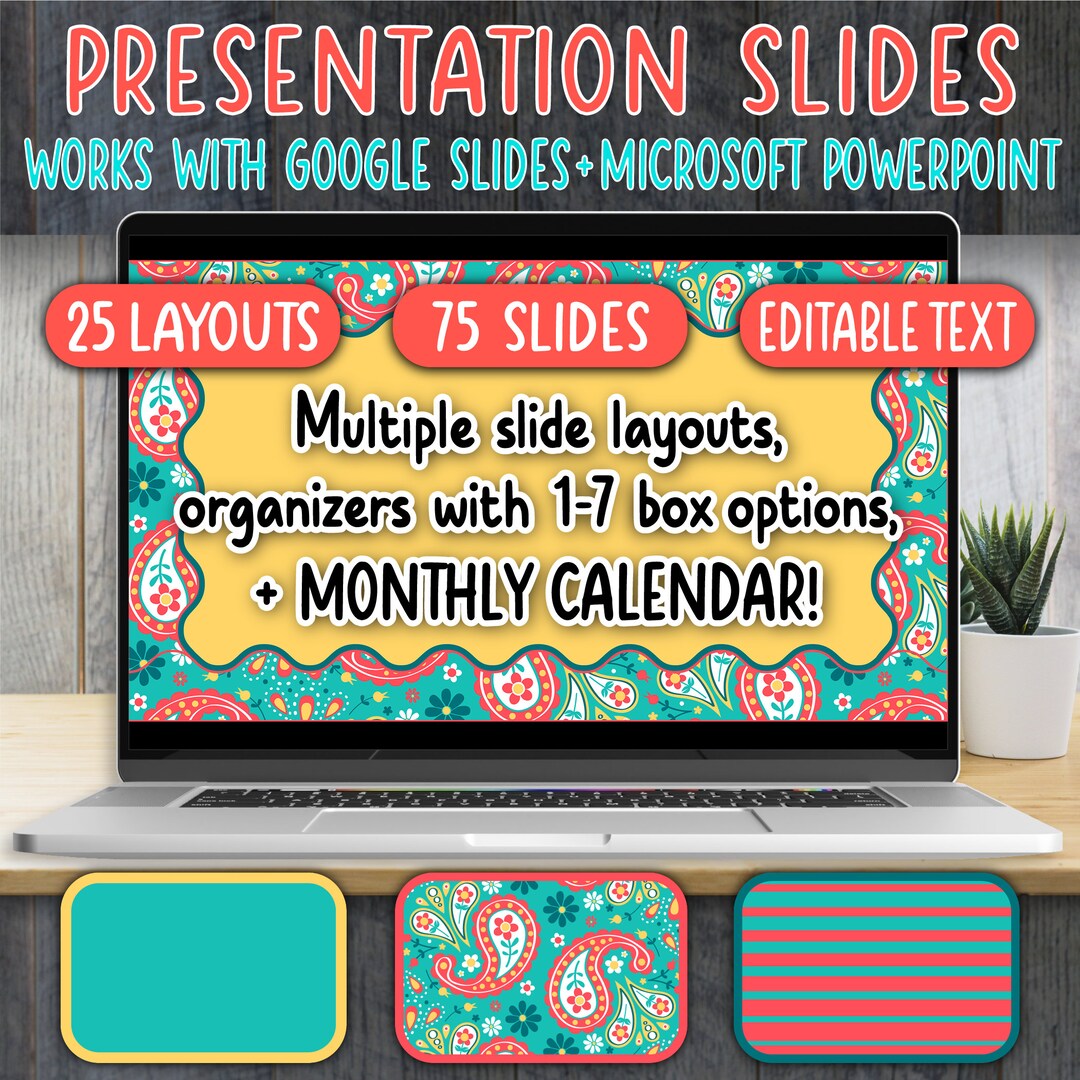 Google Slide & Powerpoint Templates (editable), Teacher Presentation ...
