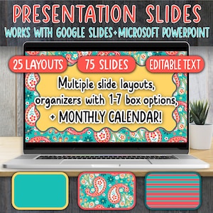 Google Slide & Powerpoint Templates (editable), Teacher Presentation ...