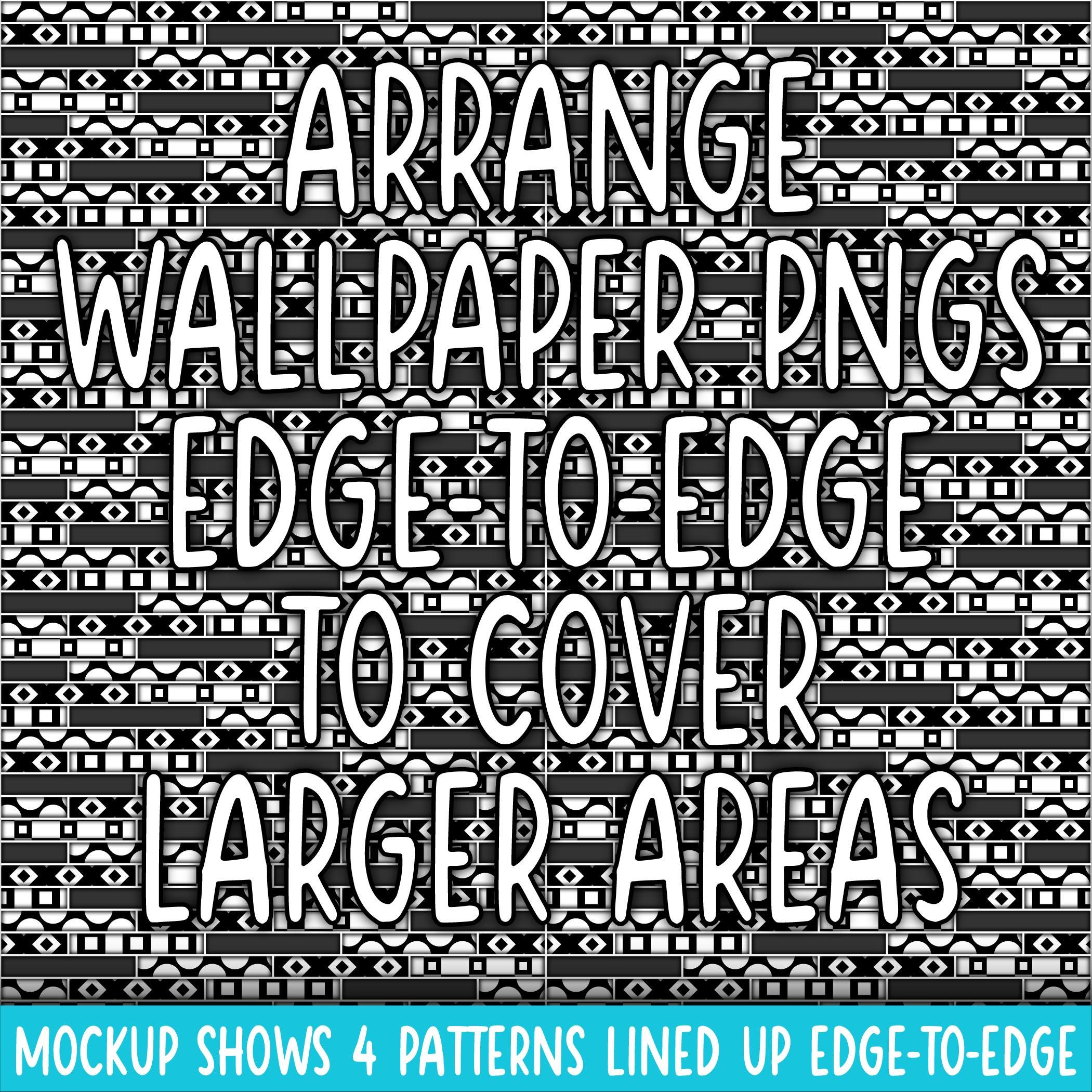 Wallpaper Background - Digital Paper | Seamless | Black, White, Use ...