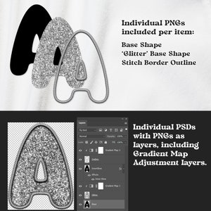 Stitch Bubble Faux Embroidery Alphabet, Commercial Use Create + Sell ...