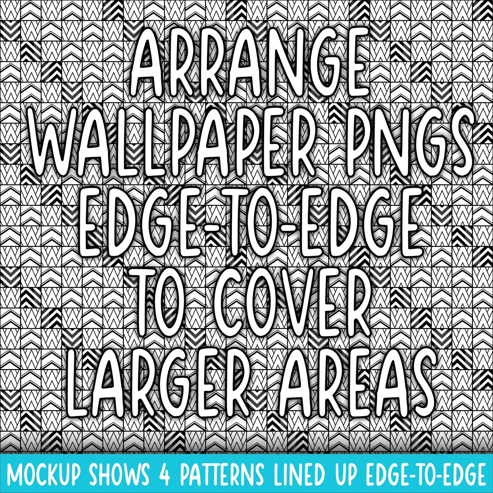Wallpaper Background - Digital Paper | Seamless | Black, White, Use ...