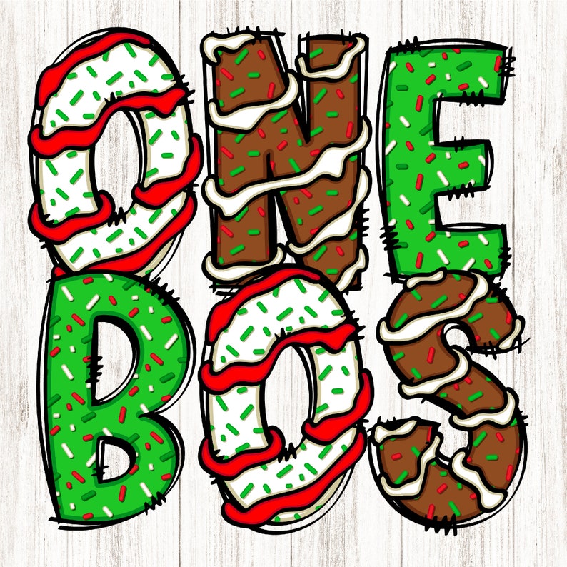 Tree Cake Alphabet PNG Bundle, Set of 3, White Brown Green Doodle ...