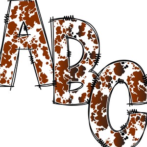 Digital Download | Doodle Black and White Cow Print Pattern Fill | PNG ...