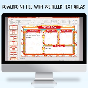 Google Slide & Powerpoint Templates editable Rainbows - Etsy