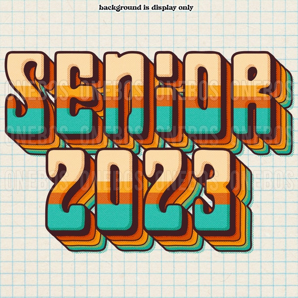 Senior 2023 Bubble Letters - Etsy UK