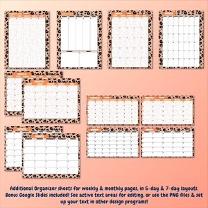 Calendar Pack - Editable Daily | Weekly | Monthly | Yearly | Fall ...