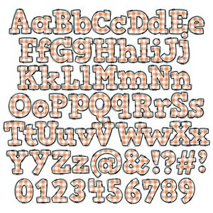 Boho Fall Doodle Alphabet, 5 Pack Bundle Set, Whimsical Pumpkin Floral ...