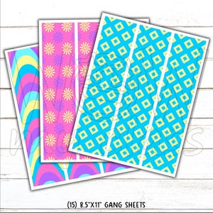 Borders for Bulletin Boards | Print & Cut, Seamless | Floral, Diamond ...