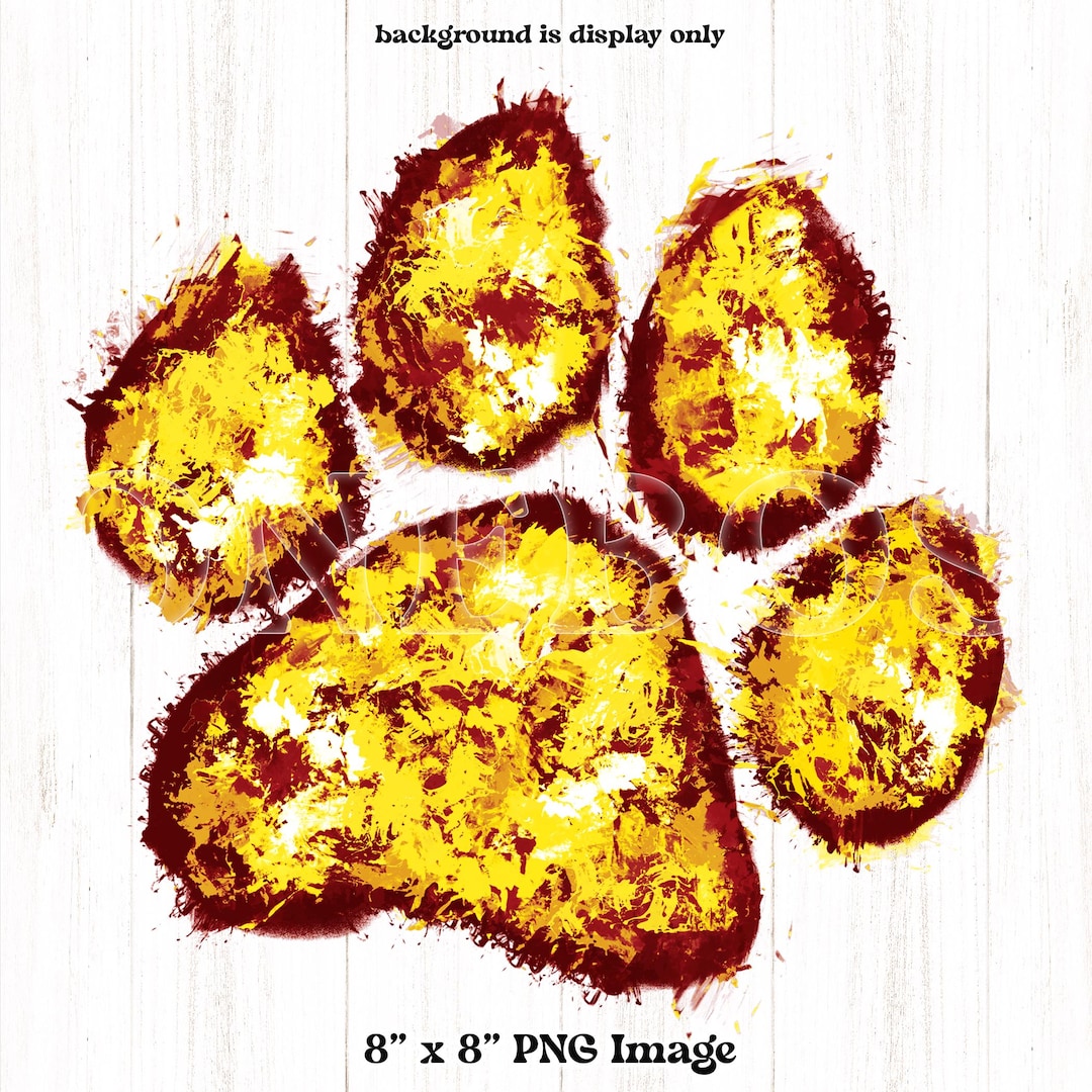 Paw PNG, Bulldogs Cougars Lions Panthers Tigers Wildcats Paw PNG ...