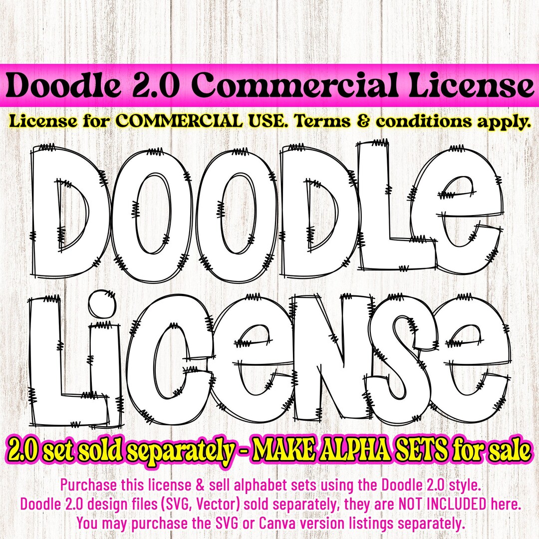 Doodle 2.0 Commercial LICENSE - for Those Who Have Purchased Doodle ...