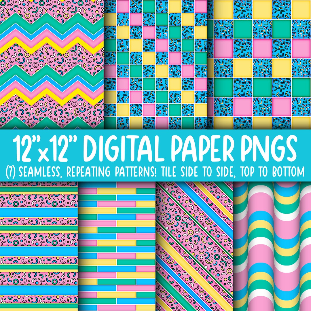 Wallpaper Background - Digital Paper | Seamless | Chevron, Brick ...