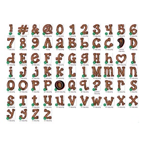 Baseball Alphabet 5 Pack Bundle PNG, Sublimation Doodle Letters Mix ...