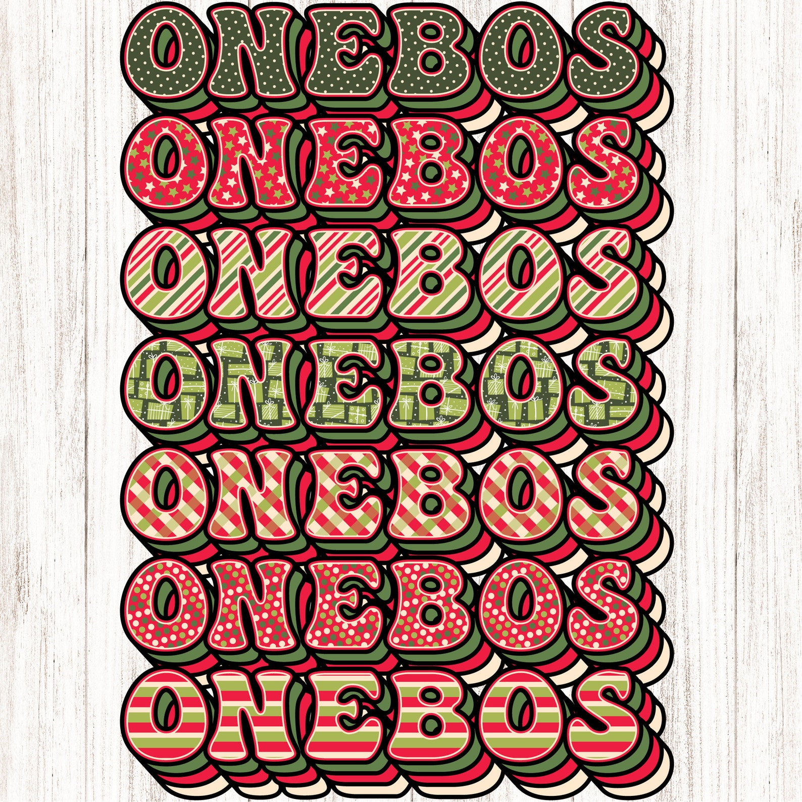 Groovy PNG Clipart Alphabet, Red Green Aesthetic Boho Shadow Letters ...
