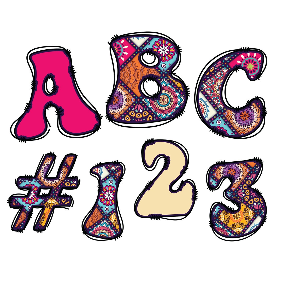 Digital Download | Doodle Retro AG - Fun Pattern 1 Vintage | Hand Drawn ...