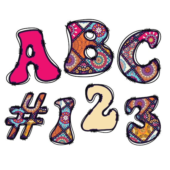 Digital Download Doodle Retro AG Fun Pattern 1 Vintage | Etsy