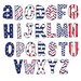 Digital Download | Doodle Red White Blue Patriotic Pattern Fill | PNG ...