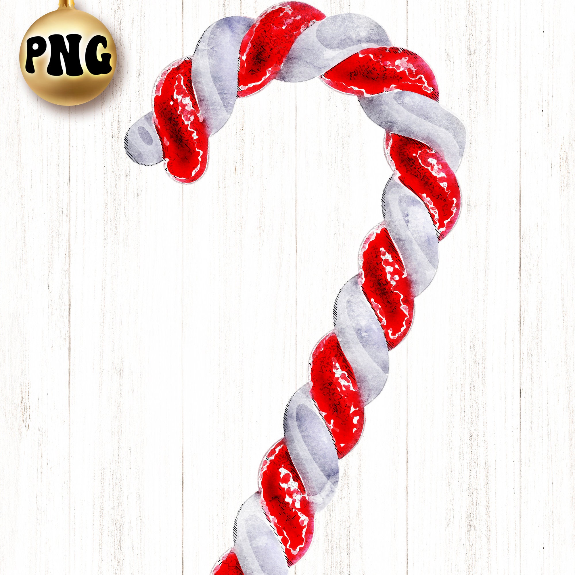 Watercolor Clipart Bundle Set of Christmas Design Elements | Etsy