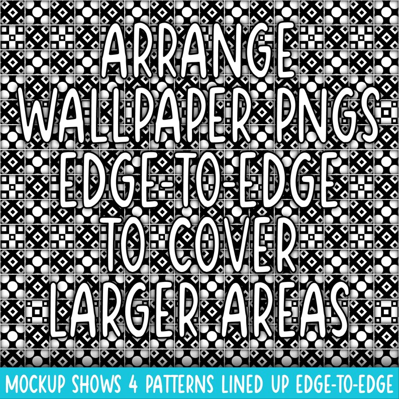 Wallpaper Background - Digital Paper | Seamless | Black, White, Use ...
