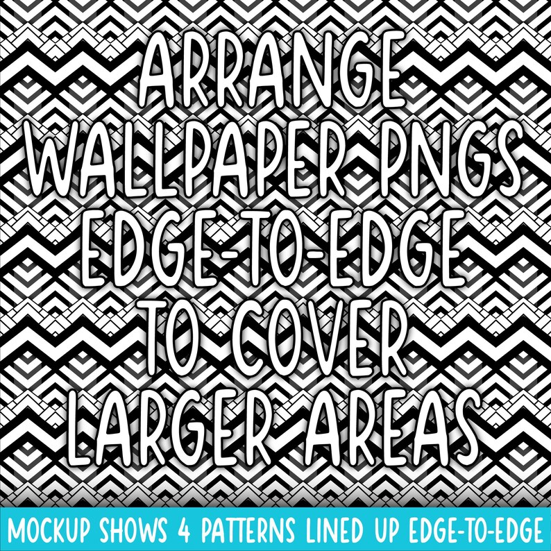 Wallpaper Background - Digital Paper | Seamless | Black, White, Use ...