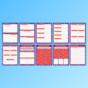 Organizer Sheet Templates | Planner & Presentation Pages (editable ...