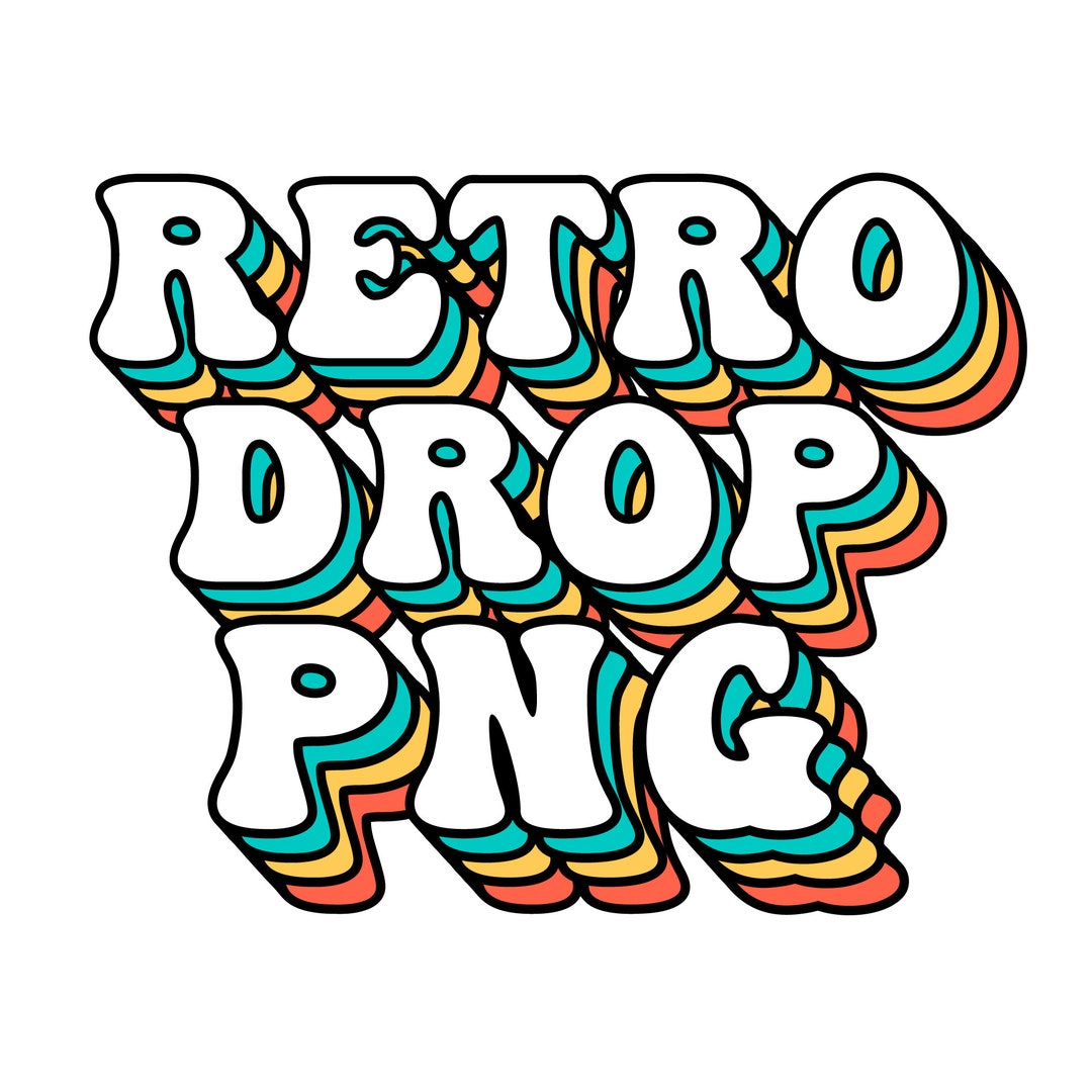 Groovy PNG Alphabet, Classic AG 70's Ads Kid Retro Bubble Letters With ...