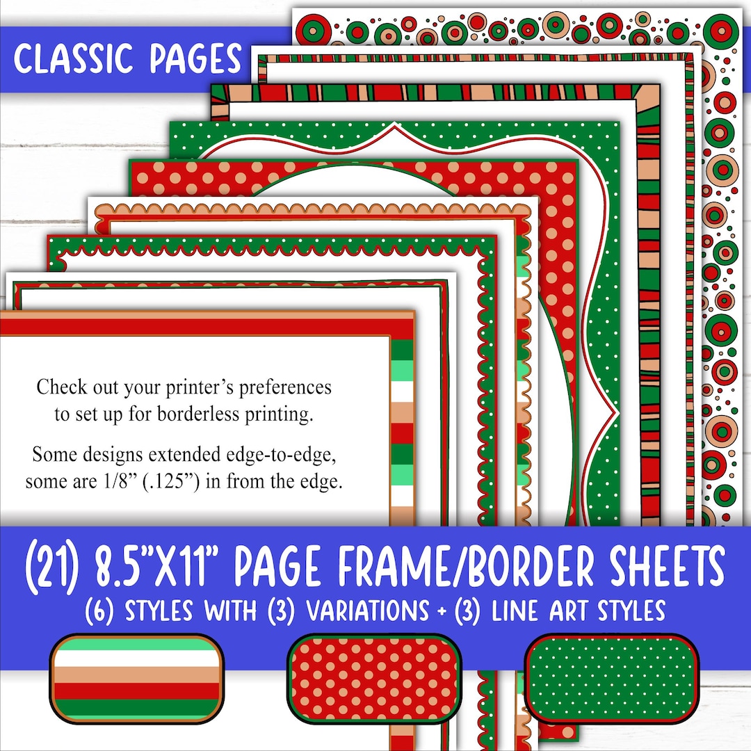 Framed Page Templates, Certificate & Award Style | Polkadot, Mini Dots ...