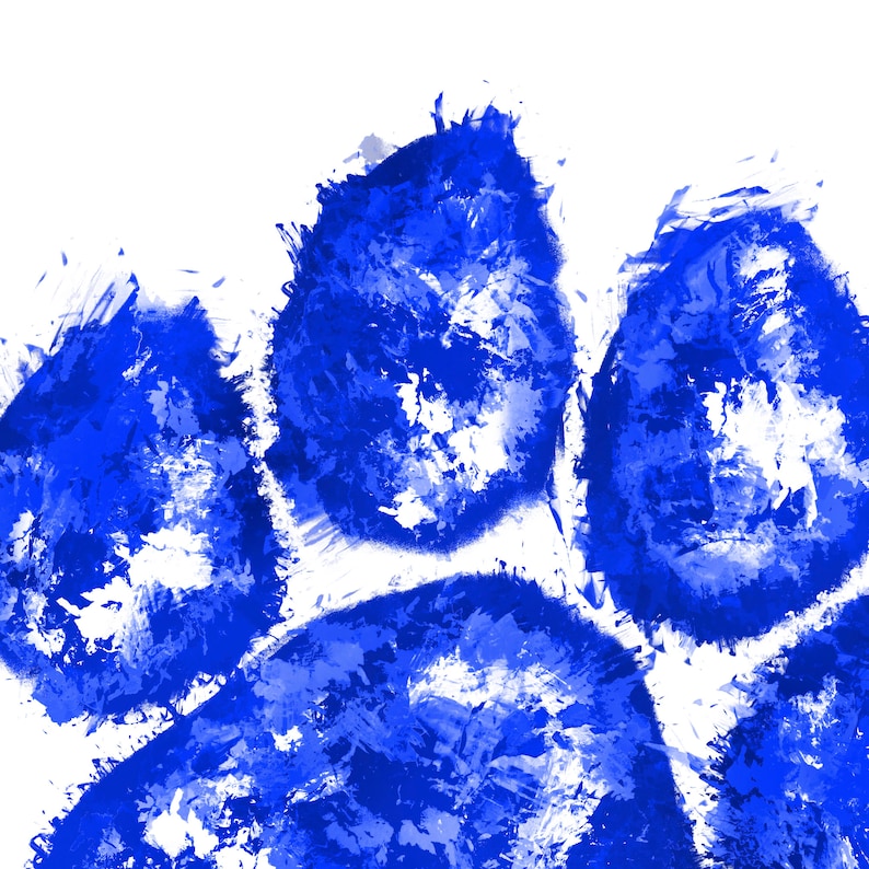 Paw PNG, Digital Element, Distress Splatter Patch, Grunge Airbrush ...