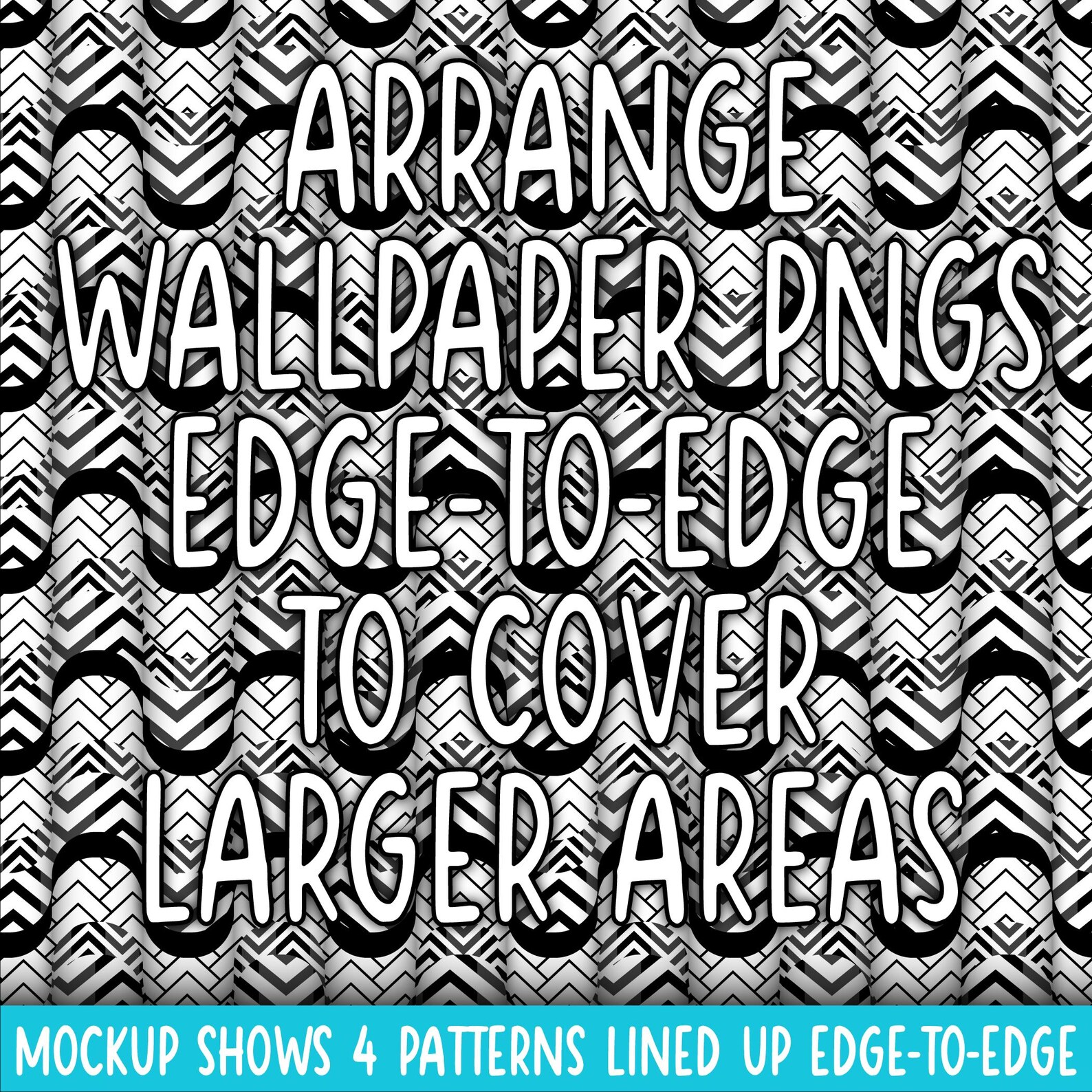 Wallpaper Background - Digital Paper | Seamless | Black, White, Use ...
