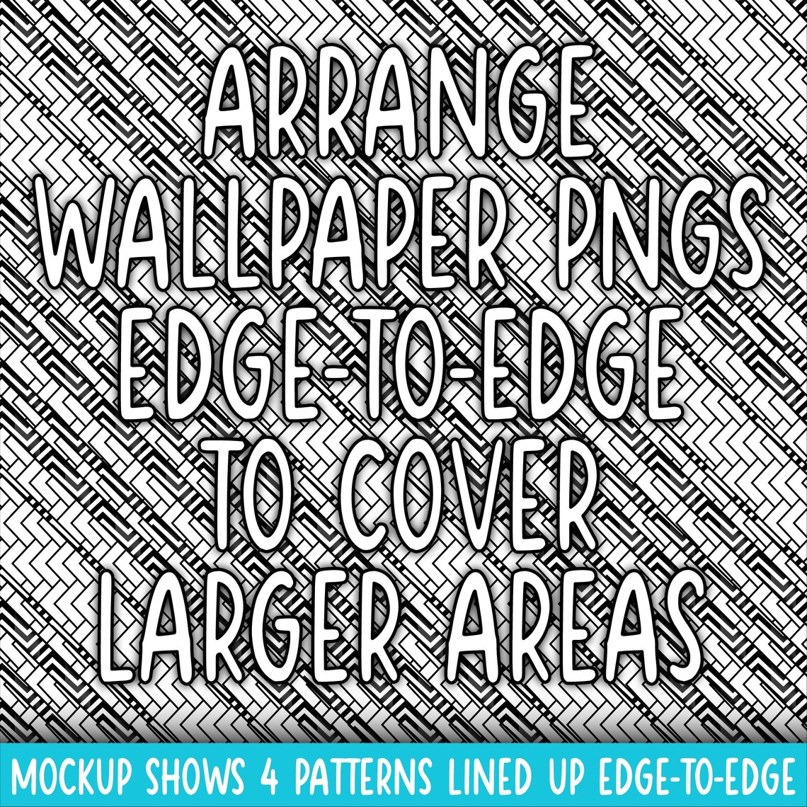 Wallpaper Background - Digital Paper | Seamless | Black, White, Use ...