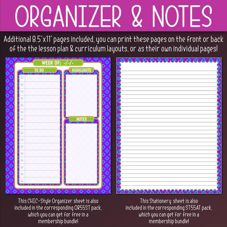 Lesson Plan Sheets & Curriculum Maps (editable) | Floral, Diamonds ...