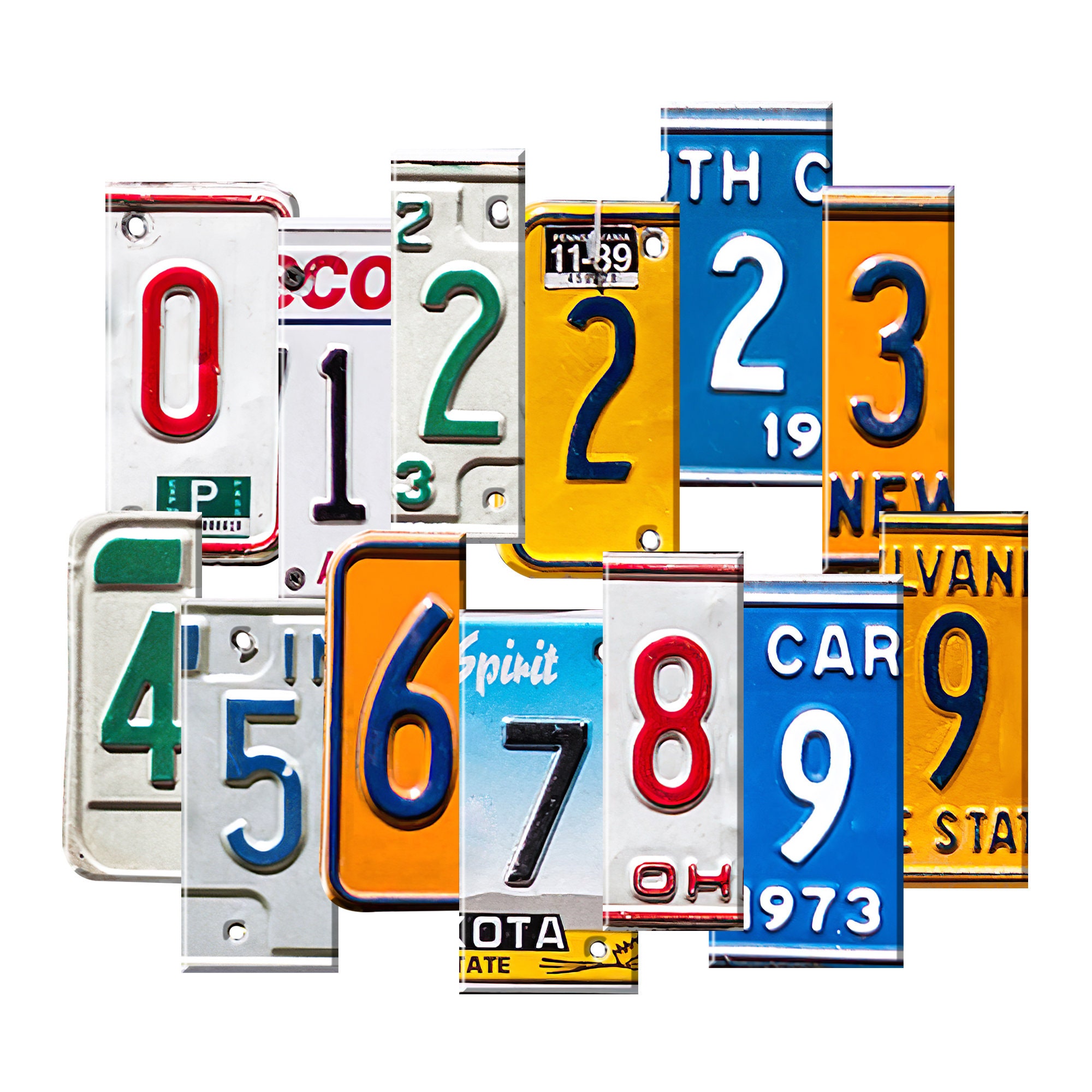 Digital Download License Plate 2.0 Letters and Numbers PNG - Etsy