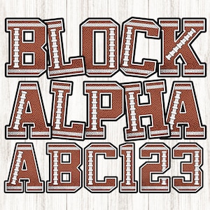 Football Letters PNG, Pebble Grain Texture & Laces Pattern Fill Alpha ...