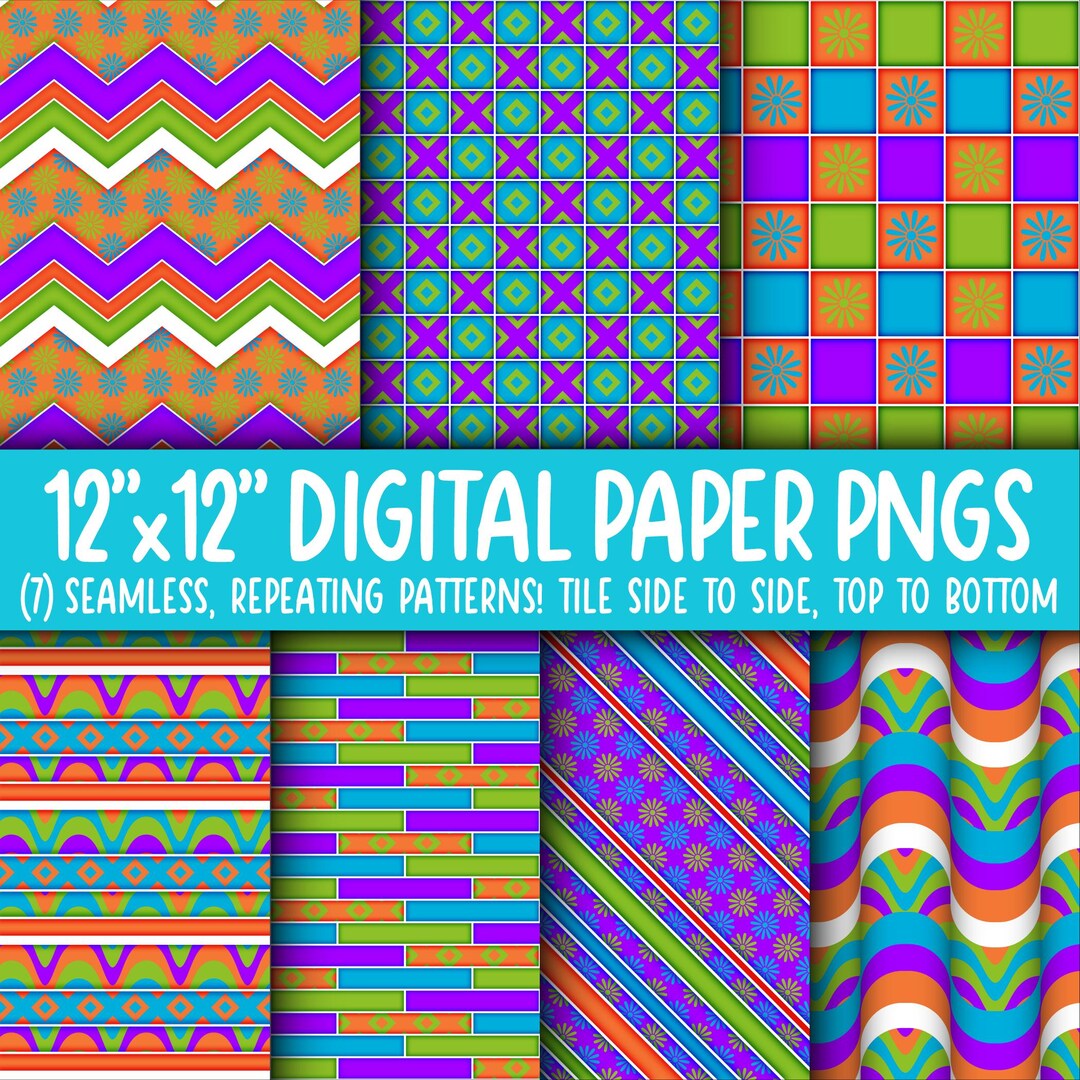 Wallpaper Background - Digital Paper | Seamless | Flowers, Diamonds ...