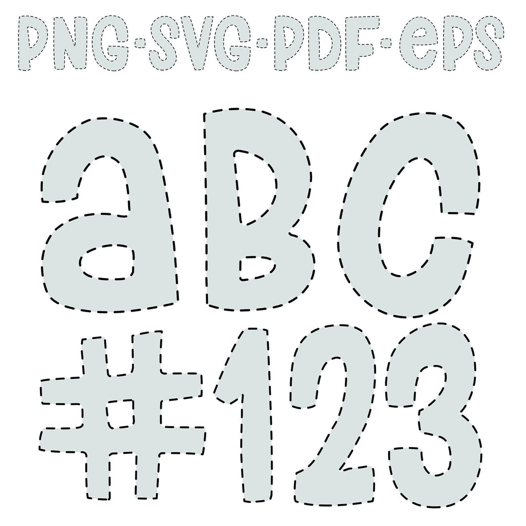 Digital Dash Doodle With Transparent Inside, PNG, SVG, EPS | Alphabet ...