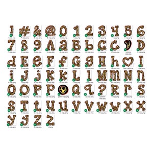 Baseball Alphabet 5 Pack Bundle PNG, Sublimation Doodle Letters Mix ...