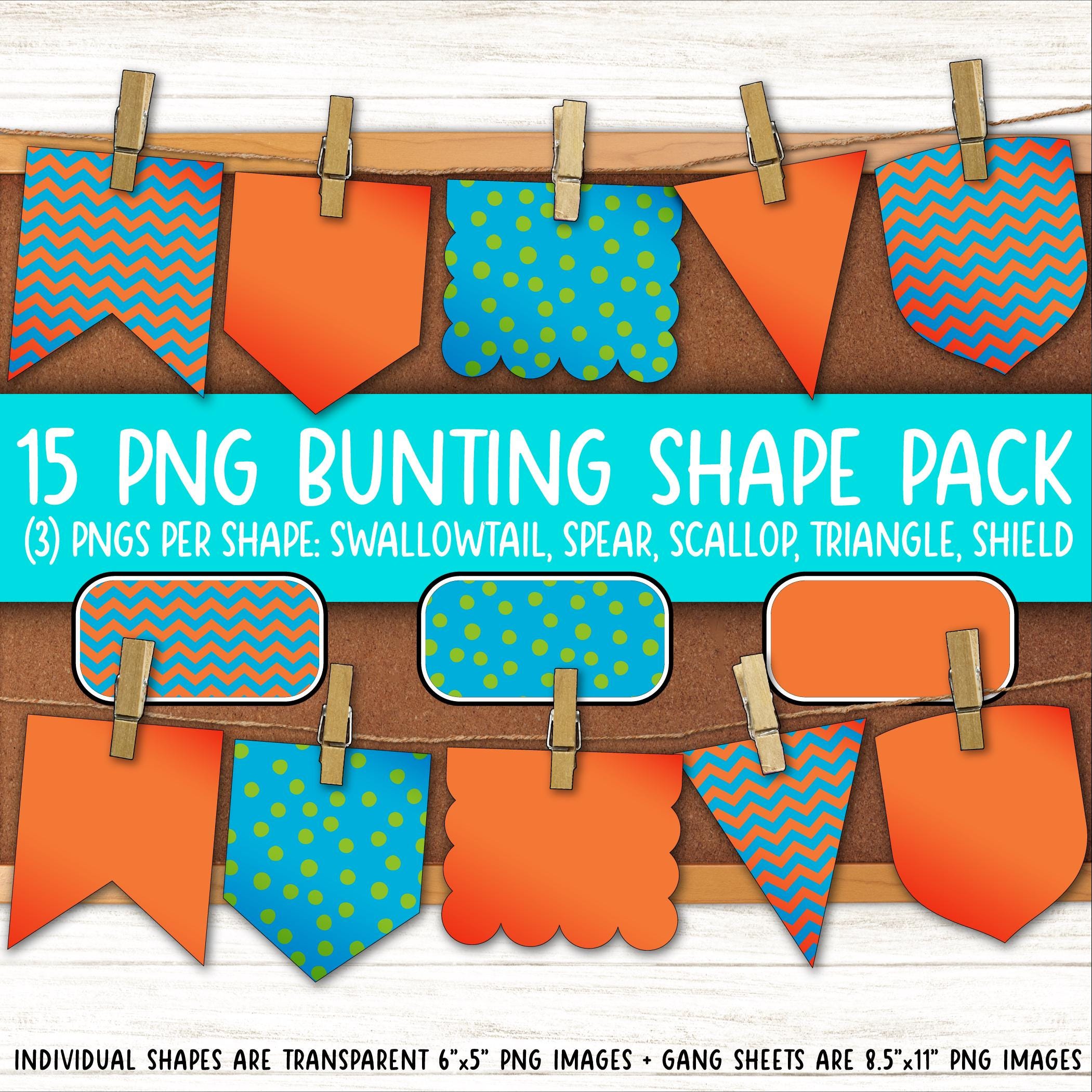 Pennant/bunting Banner Kit (for Walls & Bulletin Boards) | Geometric ...