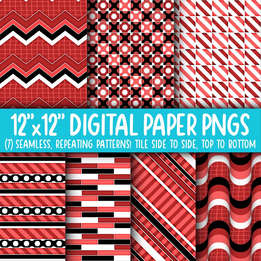 Wallpaper Background - Digital Paper | Seamless | Hand Drawn Grid ...