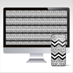 Wallpaper Background - Digital Paper | Seamless | Use Less Ink ...