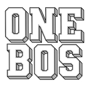 3D Athletic Block Alphabet PNG, Varsity Style Alpha With Shadow, Print ...