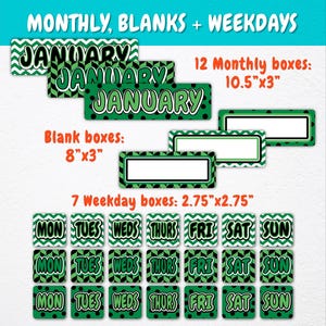 Wall Calendar - Pocket Chart for Teachers | Geometric Shapes, Circles ...