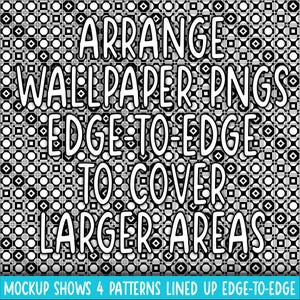 Wallpaper Background - Digital Paper | Seamless | Black, White, Use ...